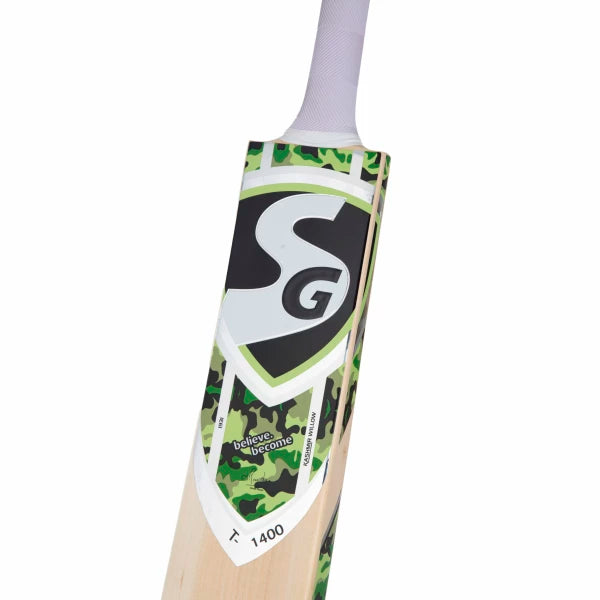 SG T-1400 Kashmir Willow Scoop Bat for Tennis Cricket Ball – TeamSG