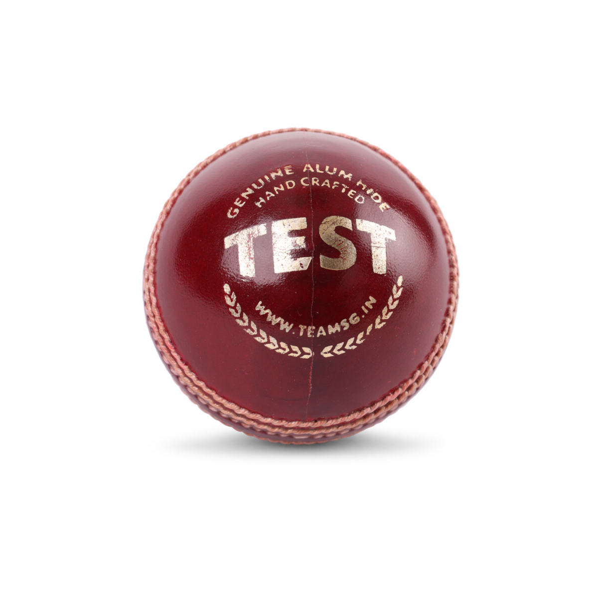 SG Test Red Leather Cricket Ball – TeamSG