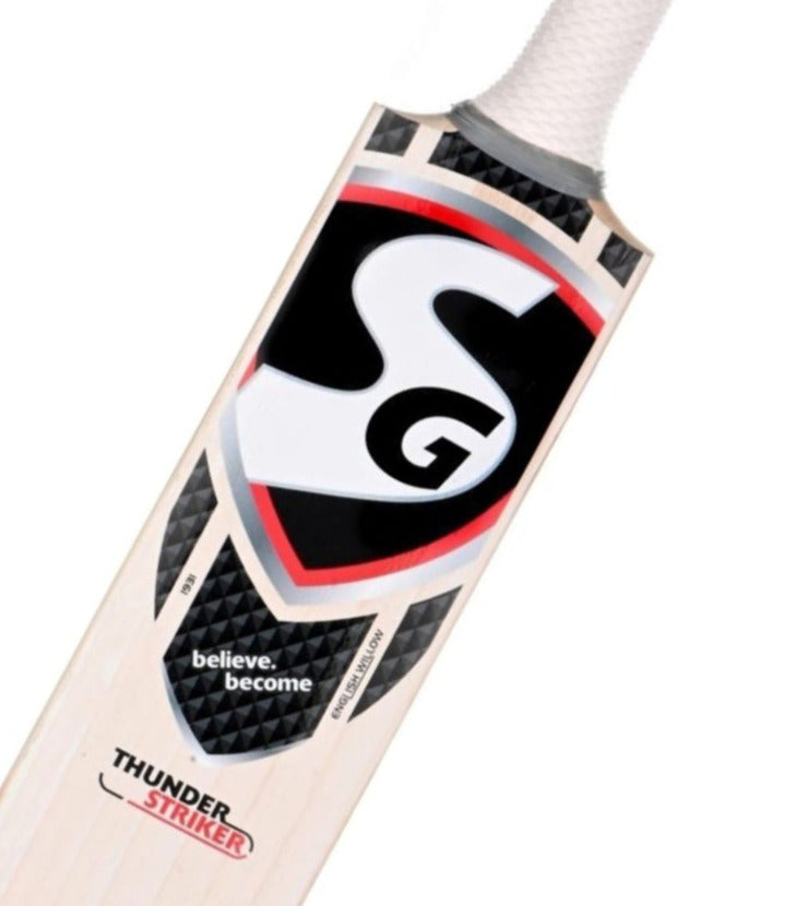 SG Thunder Striker English Willow Cricket Bat – TeamSG