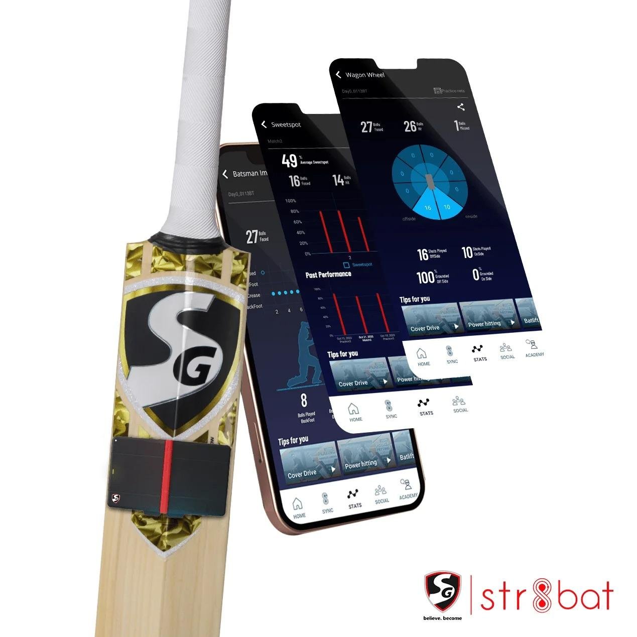 SG|Str8bat Cricket Bat Sensor – TeamSG