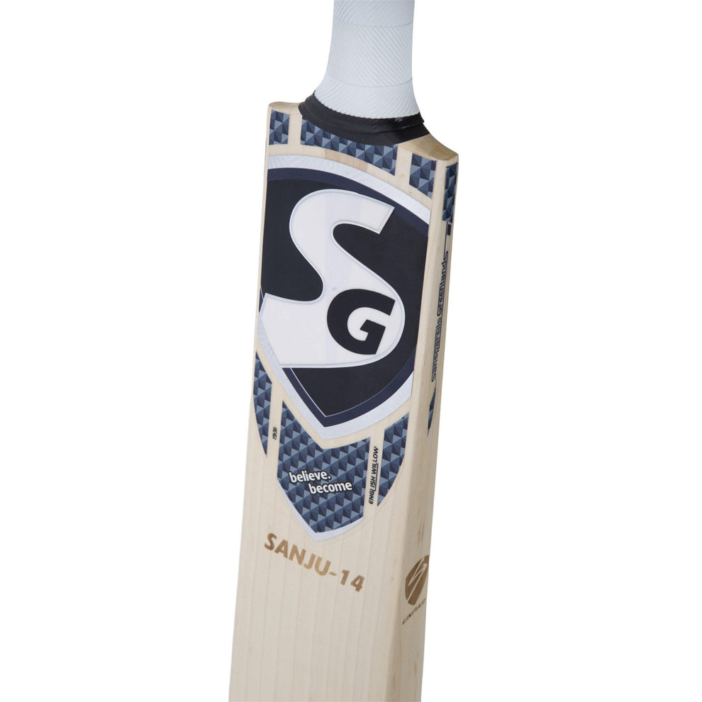 SG Sanju 14 English Willow Cricket Bat with SG|Str8bat Sensor – TeamSG