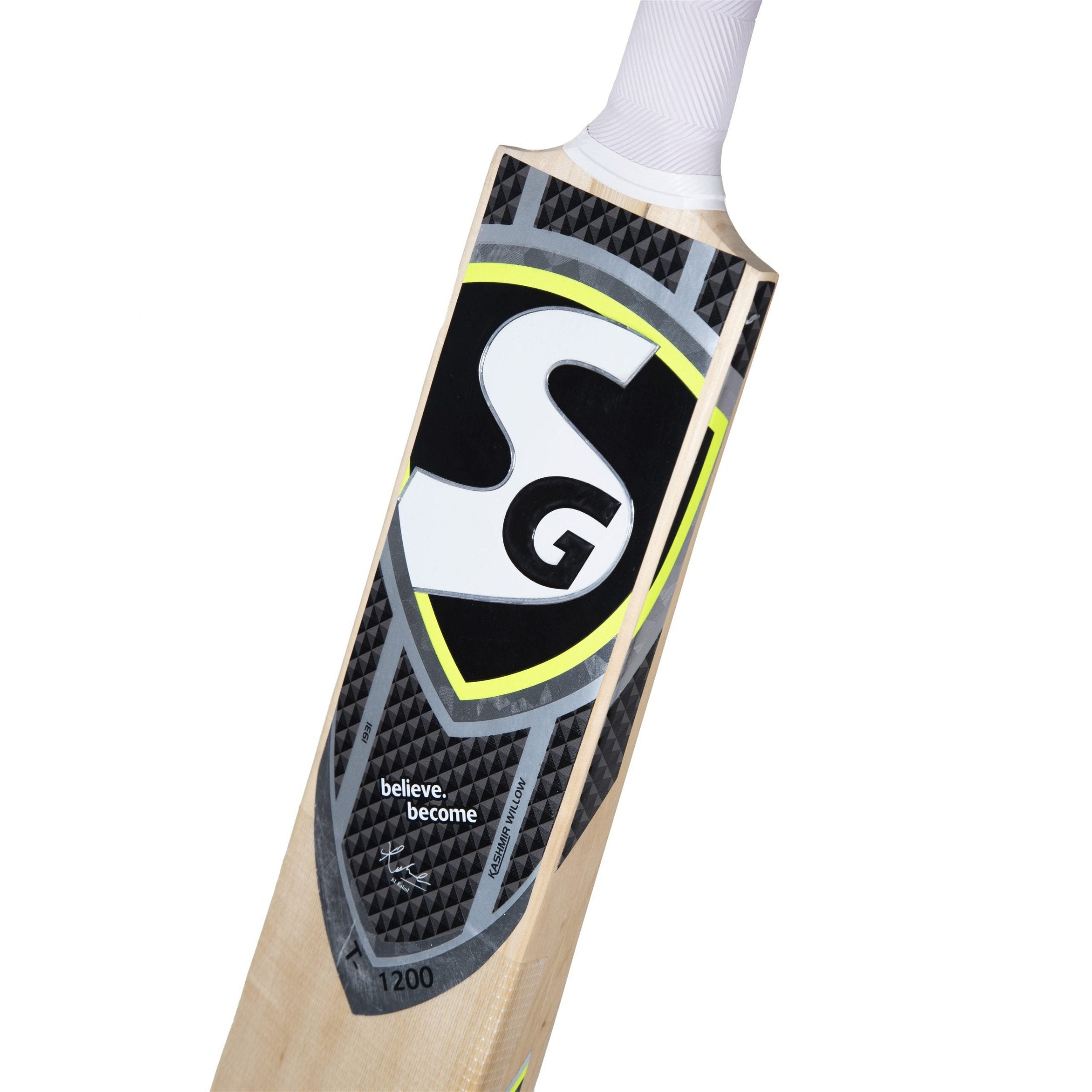 SG T-1200 Kashmir Willow Scoop Bat for Tennis Cricket Ball – TeamSG